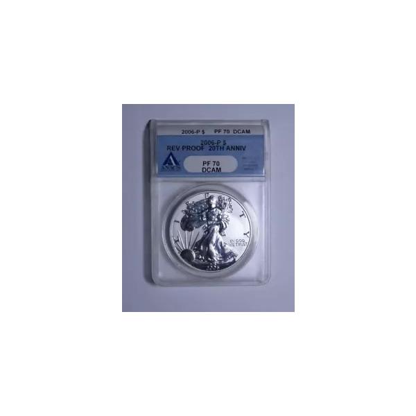 2006P リバースプルーフ シルバーイーグル....ANACS PF70 DCAM