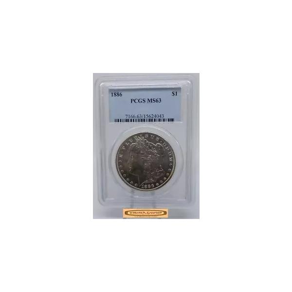 1886 モーガン シルバー ダラー PCGS MS63 - #B36365