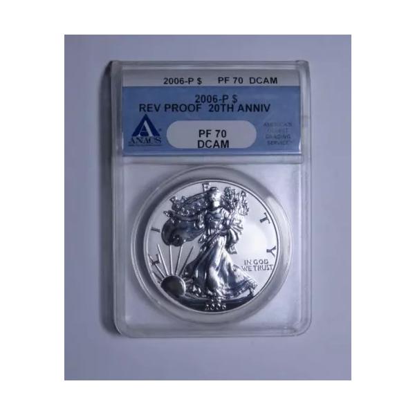 2006P リバースプルーフ シルバーイーグル....ANACS PF70 DCAM