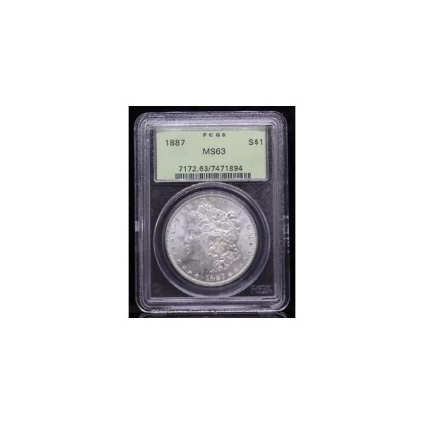1887 モルガン ドル PCGS MS63