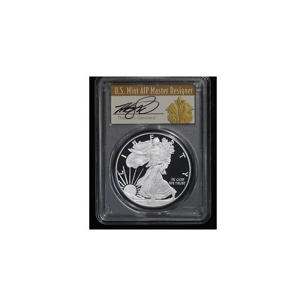 2018-W シルバー イーグル - PCGS PR-70DCam - Thomas Cleveland - 1/1000 TQ2303/LN