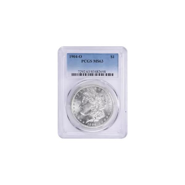1904-O モーガン シルバー ダラー MS63 PCGS