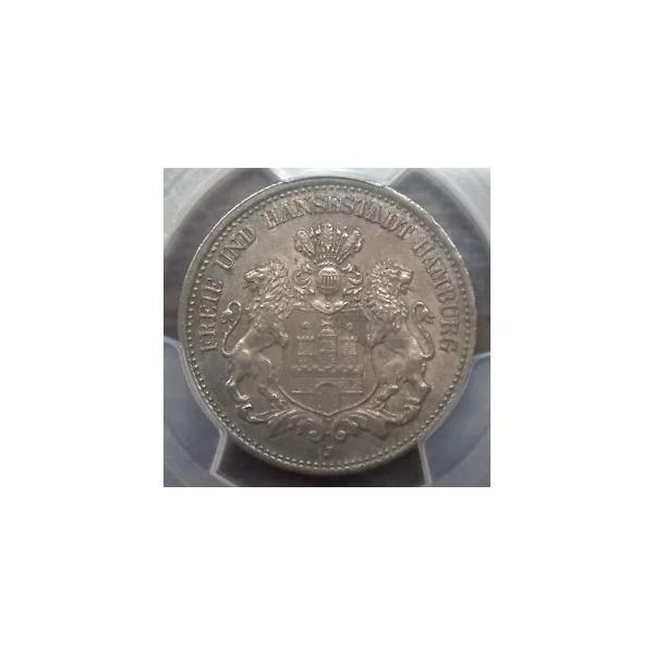 PCGS MS62 ドイツ諸州 - 1905 J ハンブルク 2 マーク RHC1001