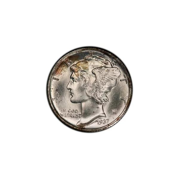 1937-S PCGS MS67 二重ダイ表?? MS68FB 用 $17,501??? DDO マーキュリー ダイム ?