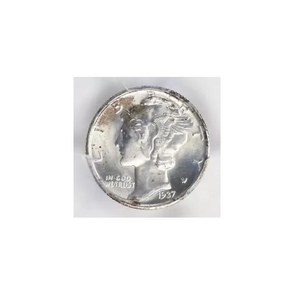 1937-S PCGS MS67 二重ダイ表?? MS68FB 用 $17,500??? DDO マーキュリー ダイム ?