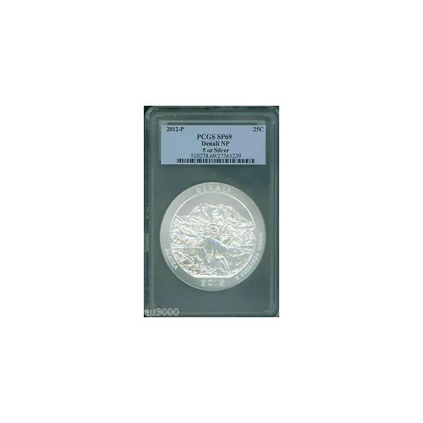 2012-P デナリ NP アメリカ ザ ビューティフル ATB 5 オンスシルバー PCGS SP69