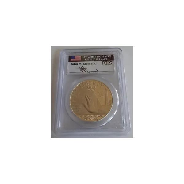 希少 1994-P MERCANTI サイン入り ベトナム シルバー ダラー PCGS PR69DCAM 67 個のみ存在します!