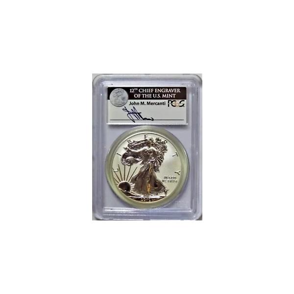 2012-S シルバー イーグル リバース ファースト ストライク メルカンティ 75TH SF ミント セット PCGS PR70