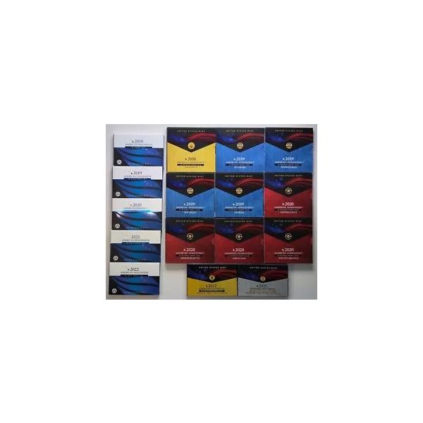 2018 - 2023 S 42 コイン COMPLTE (現在まで) プルーフ &amp; リバース Pr イノベーション ドル セット