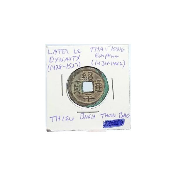 1434年頃 ベトナム 後期 Le 王朝 THAI TONG Thieu Binh Thong Bao 現金 コイン i100049