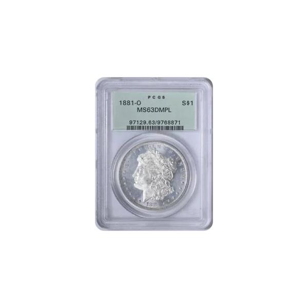 1881-O モーガン シルバー ダラー MS63DMPL PCGS