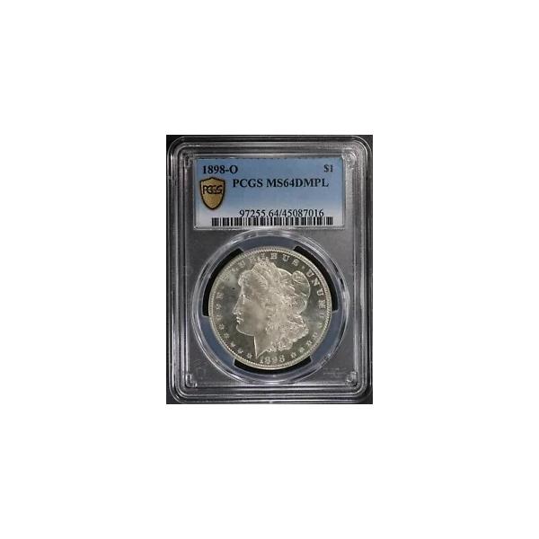 1898-O PCGS モルガン シルバー ダラー MS64DMPL MS-64 DMPL