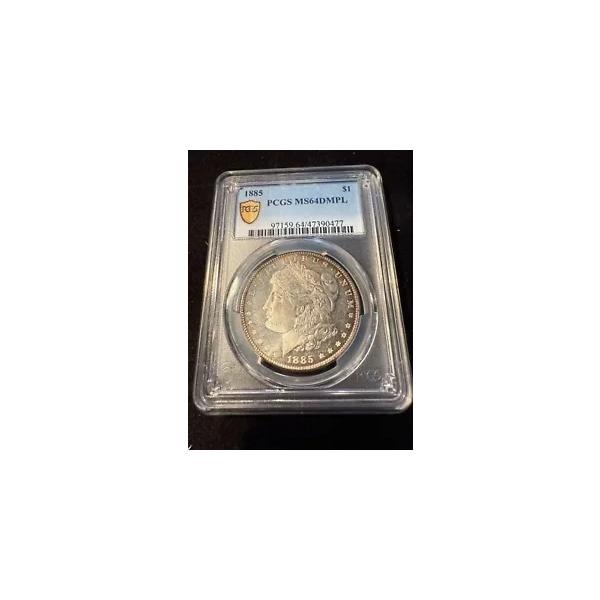 1885 モルガン ドル PCGS MS64DMPL