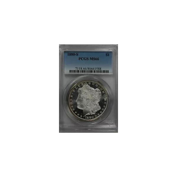 1880 S $1 PCGS MS66 モルガン シルバー ダラー
