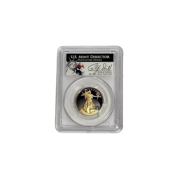 1994 W Diehl 署名 $25 プルーフ ゴールド アメリカン イーグル 1/2 オンス コイン PCGS PR 69 DCAM