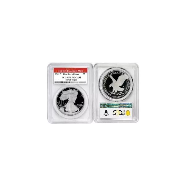 2023 S シルバー アメリカン イーグル $1 PCGS PR70DCAM 初日発行 #98