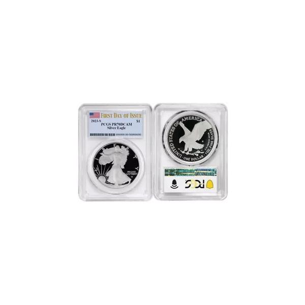 2023 S シルバー アメリカン イーグル $1 PCGS PR70DCAM 発行初日 #255