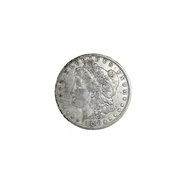 1886-O モーガン ダラー VF/XF 90% シルバー $1 US コイン # 1522