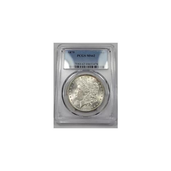 1879 P $1 モルガン シルバー ダラー PCGS MS62 キー日付 フィラデルフィア 希少 *H629
