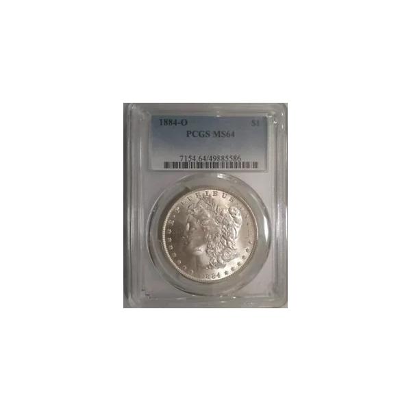 1884-O モーガン 1 ドル PCGS MS64