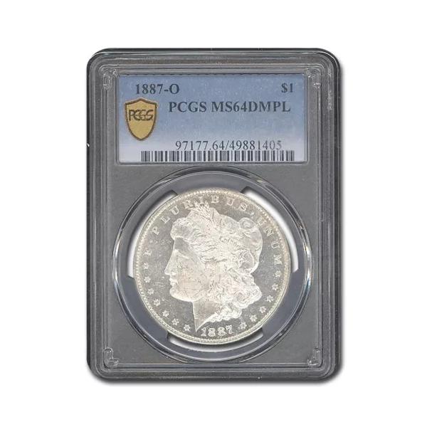 1887-O モルガン ドル MS-64 DMPL PCGS