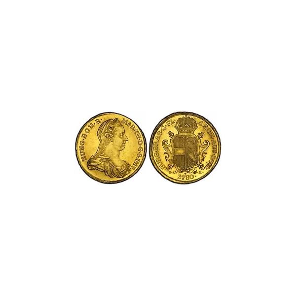 オーストリアのNETH。 1780-(w) IC-FA AV 2 Souverain d'Or PCGS Gen-AU Dets. KM25を洗浄しました