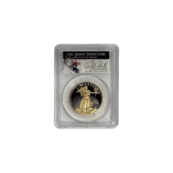 1994 W Diehl 署名入り $50 プルーフ ゴールド イーグル 1 オンス コイン PCGS PR 69 DCAM
