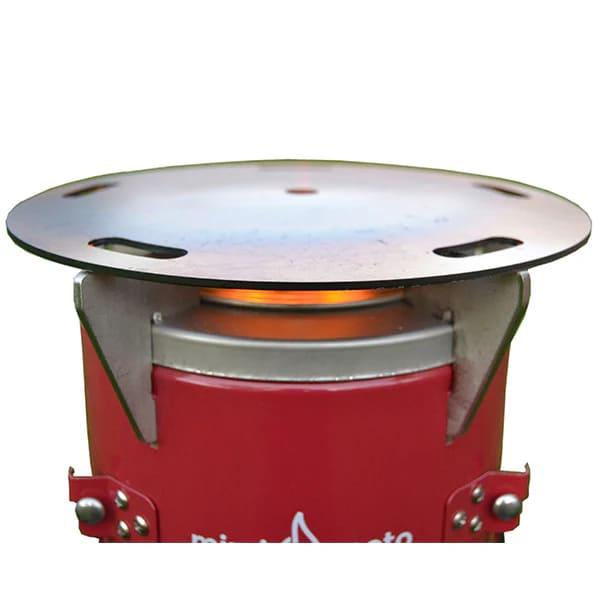 オランダMimi Moto社と米国Smokehouse Products社のダブルネームのポータブルストーブの上部にセットし使用するプレート。3mm のプレートは熱を拡散して調理面を広げ、他のグリルやバーベキューにも使用できます。※ モニタ...