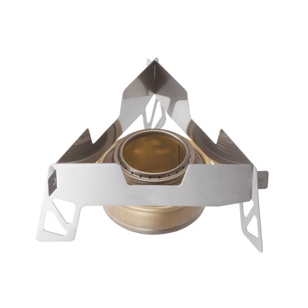 肉抜き加工を施して軽量化を図った3枚のプレートを組み合わせて使う、トランギアのアルコールバーナー専用のゴトクです！各プレートの先端を差し込むだけのシンプルな構造で様々なクッカーをのせることが可能です。３枚のプレートから成る本体を収納するケー...