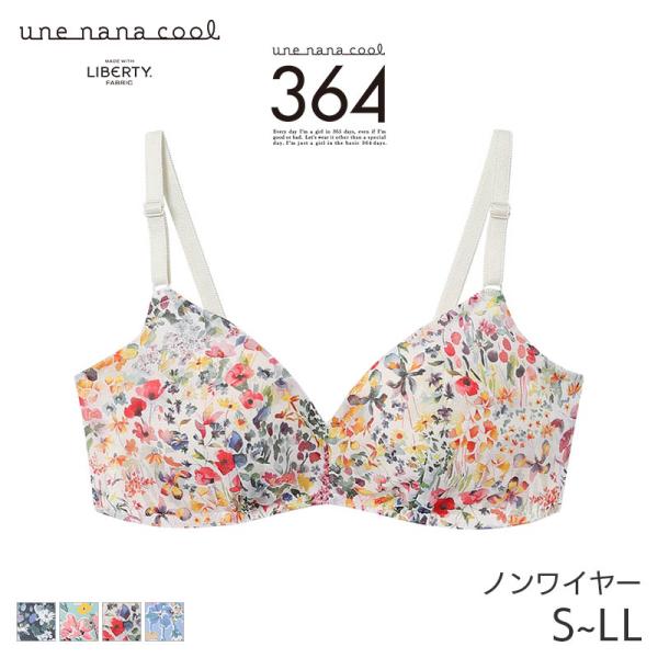 ■サイズ　S M L LL　(サイズ表参照)■主素材　ナイロン ポリウレタン その他■ホック　2段4列■ワイヤー　無(ノンワイヤー)■パッド　内蔵■パッド受け　無■ストラップ　取替不可 取外し不可 長さ調整可■キーワード　ノンワイヤーブラジ...