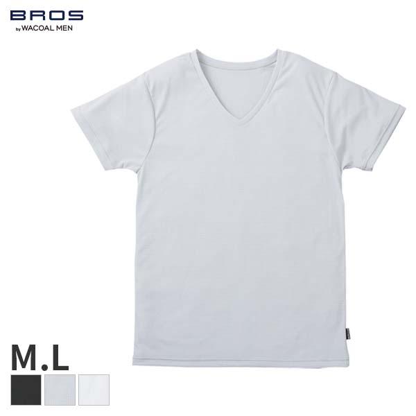 ■サイズ　M(チェスト88〜96cm)　L(チェスト96〜104cm)■主素材　ポリエステル90％ キュプラ10％■ネック　V首 Vネック■袖丈　3分袖 半袖■キーワード　肌着 アンダーシャツ メンズインナー 半袖 吸汗速乾 吸湿放湿 通気...