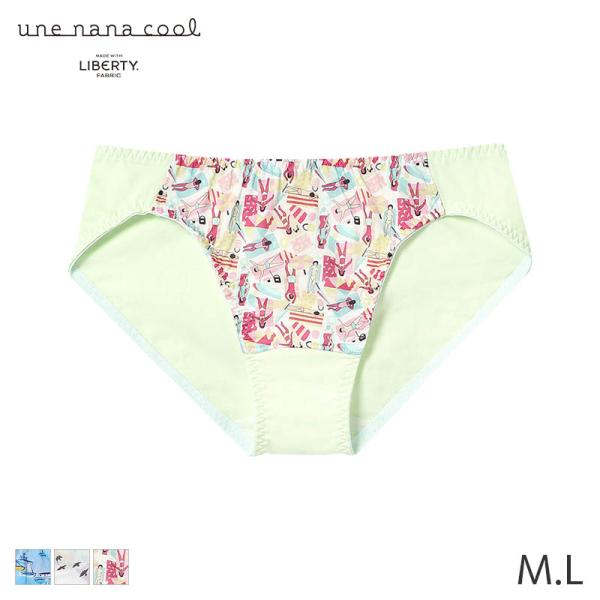 ■サイズ　M(ヒップ87〜95cm)　L(ヒップ92〜100cm)■主素材　綿 ポリウレタン■キーワード　スタンダードショーツ ノーマルショーツ フルバック フィット 花柄 アロハ 海 オーシャン 夏柄 夏デザイン リバティプリント リバテ...