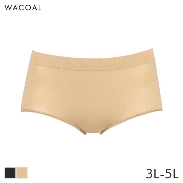 ■サイズ　3L-5L(ヒップ102〜120cm)■主素材　ナイロン90% ポリウレタン10%■ウエスト/はきこみ/股上　股上普通 ハーフ■レングス/裾/足ぐり　ノーマル■キーワード　スタンダードショーツ フルバック ノーマル 肌あたりやさし...