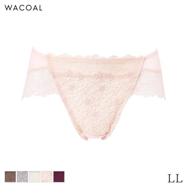 ■サイズ　LL(ヒップ97〜105cm)■主素材　綿 ナイロン その他■ウエスト/はきこみ/股上　股上普通 ハーフ■レングス/裾/足ぐり　ハイレッグ■キーワード　スタンダードショーツ フルバック ノーマル 綿混 やさしい ここちいい フィッ...