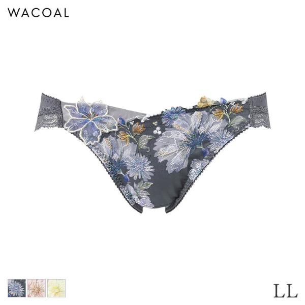 ■サイズ　LL(ヒップ97〜105cm)■主素材　ナイロン ポリエステル ポリウレタン　※スリット糸使用■ウエスト/はきこみ/股上　股上浅め ビキニ■レングス/裾/足ぐり　ハイレッグ■キーワード　スタンダードショーツ フルバック ノーマル ...