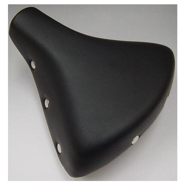 大きめのおしゃれなテリーサドルです。電動アシスト自転車 シティサイクルにピッタシ。縫い目が無いので雨の後水が染み出しにくいです。幅 約25cm長さ 約22cm高さ 約5.5cm