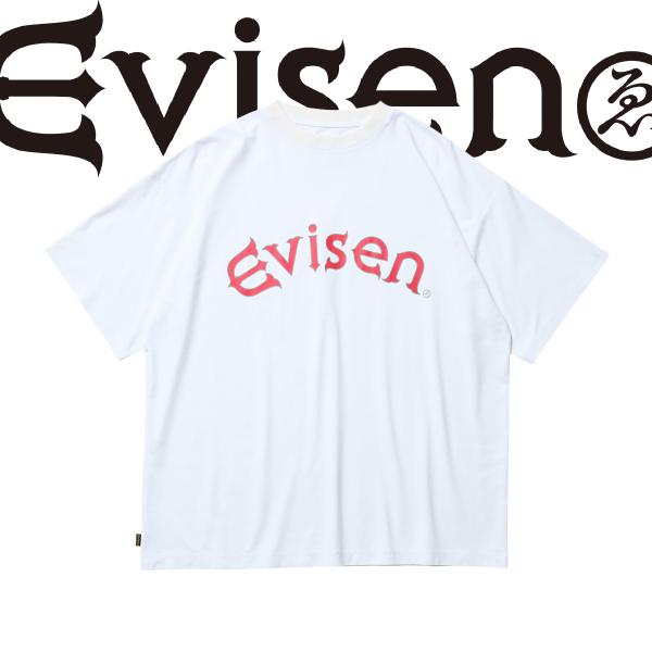 Evisen Skateboards Tシャツ エビセン スケートボード Arch Logo Tech Tee White-Staff's Comment-高い吸湿性、通気性、耐久性、ストレッチ性のある混紡生地を使った半袖Tシャツ。夏に快適...