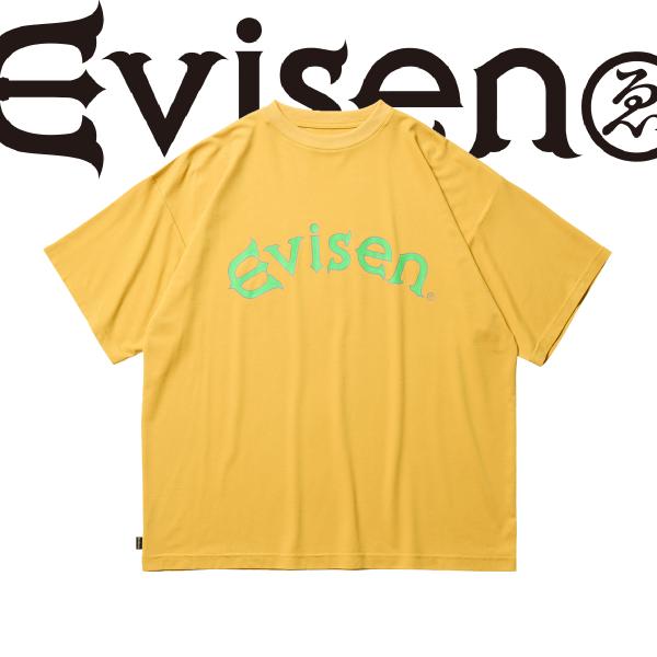 Evisen Skateboards Tシャツ エビセン スケートボード Arch Logo Tech Tee Yellow-Staff's Comment-高い吸湿性、通気性、耐久性、ストレッチ性のある混紡生地を使った半袖Tシャツ。夏に快...