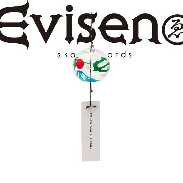 Evisen Skateboards 風鈴 エビセン スケートボード EVISEN Wyedo Furin 2.0 Clear-Staff's Comment-江戸時代から続く江戸風鈴製造工場、篠原風鈴本舗の職人によって成形、絵付け、組み立...