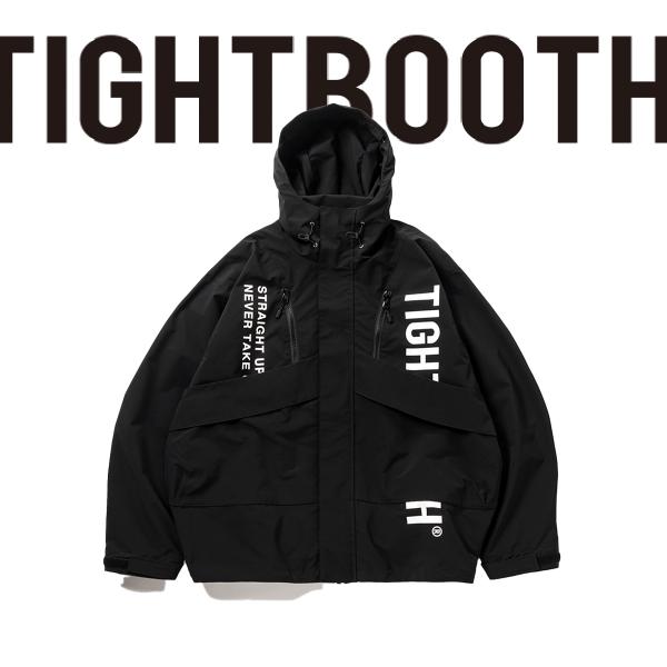 TIGHTBOOTH タイトブース ジャケット TBPR TIGHT BOOTH Hooded Tactical Jacket Black-Staff's Comment-高密度で柔らかく、マット感のある超微起毛ポリエステルウェザー生地を使...