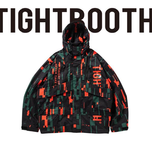 TIGHTBOOTH タイトブース ジャケット TBPR TIGHT BOOTH Hooded Tactical Jacket Noise-Staff's Comment-高密度で柔らかく、マット感のある超微起毛ポリエステルウェザー生地を使...