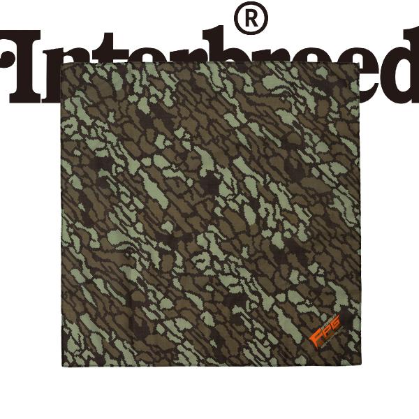 インターブリード バンダナ INTERBREED Camouflage Bandana Wood Camo-Staff's Comment-カモフラージュパターンのコットンバンダナです。生地は薄手で織りが細かく、滑らかな肌触りが特徴のコット...