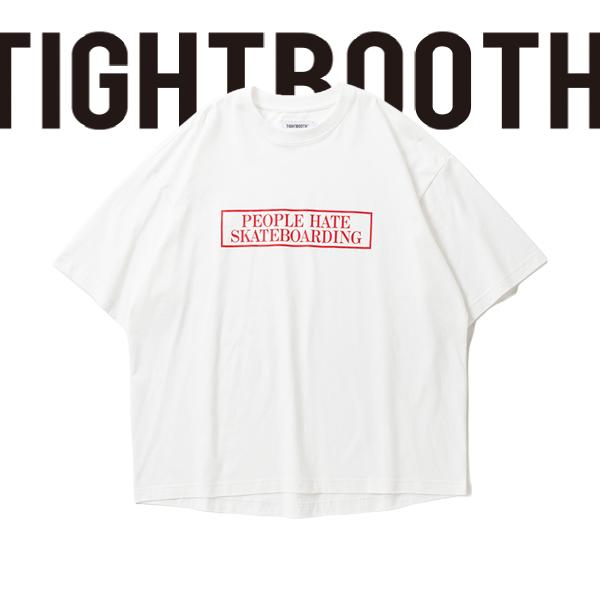 TIGHTBOOTH タイトブース Tシャツ TBPR TIGHT BOOTH People Hate Skate S/S T-Shirt White-Staff's Comment-・PEOPLE HATE SKATEBOARDINGのメ...