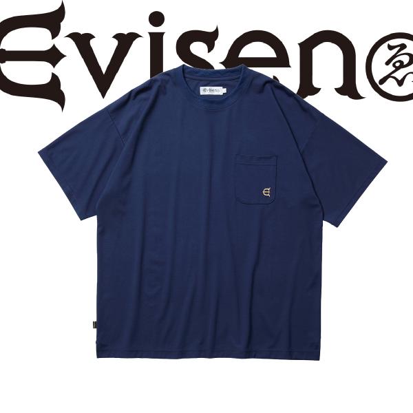 Evisen Skateboards Tシャツ エビセン スケートボード Pocket Logo Tech Tee Navy-Staff's Comment-高い吸湿性、通気性、耐久性、ストレッチ性のある混紡生地を使った半袖Tシャツ。夏に快...