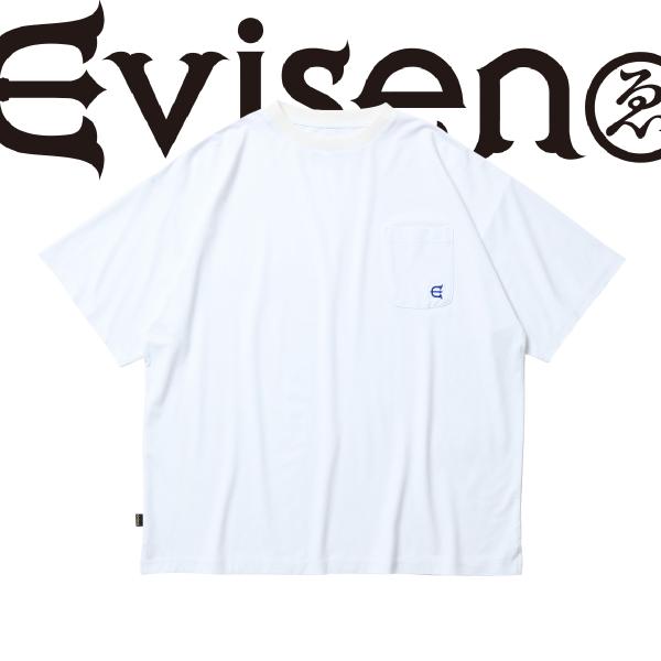 Evisen Skateboards Tシャツ エビセン スケートボード Pocket Logo Tech Tee White-Staff's Comment-高い吸湿性、通気性、耐久性、ストレッチ性のある混紡生地を使った半袖Tシャツ。夏に...