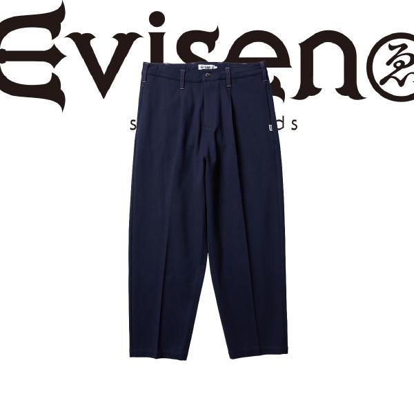 Evisen Skateboards パンツ エビセン スケートボード Punch Bohemian Tech Pants Navy-Staff's Comment-紳士的な印象のテーパードシルエットが人気のEvisen定番アイテム、ボヘミ...