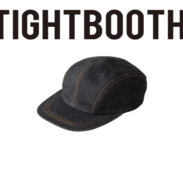 TIGHTBOOTH タイトブース キャップ TIGHTBOOTH Side Logo Denim Camp Cap Black-Staff's Comment-・12ozデニム生地を使ったキャンプキャップ。・洗い加工はワンウォッシュでゴー...
