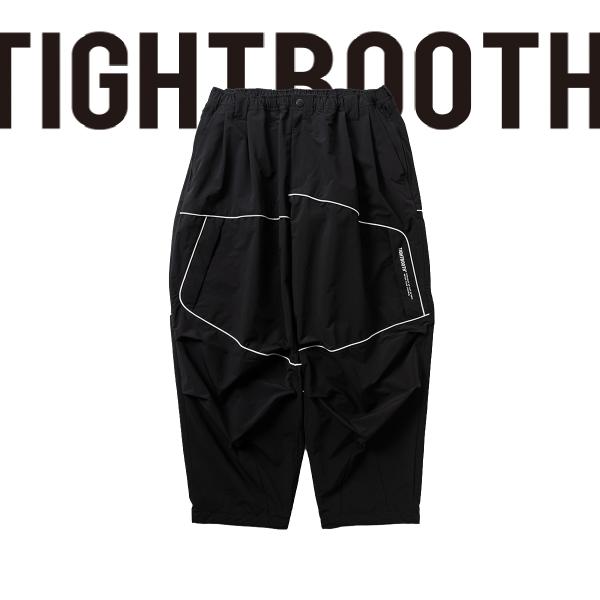 TIGHTBOOTH タイトブース パンツ TBPR TIGHT BOOTH Piping Tactical Balloon Pants Black-Staff's Comment-・パイピング切り替えデザインのバルーンパンツ。・裾を狭め、...