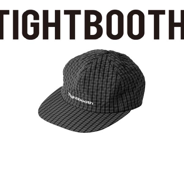 TIGHTBOOTH タイトブース キャップ TIGHTBOOTH Ripple Plaid 6 Panel Black-Staff's Comment-・凹凸が特徴のチェック柄6パネルキャップ。・頭部の密着度が低いため快適な被り心地。・ア...