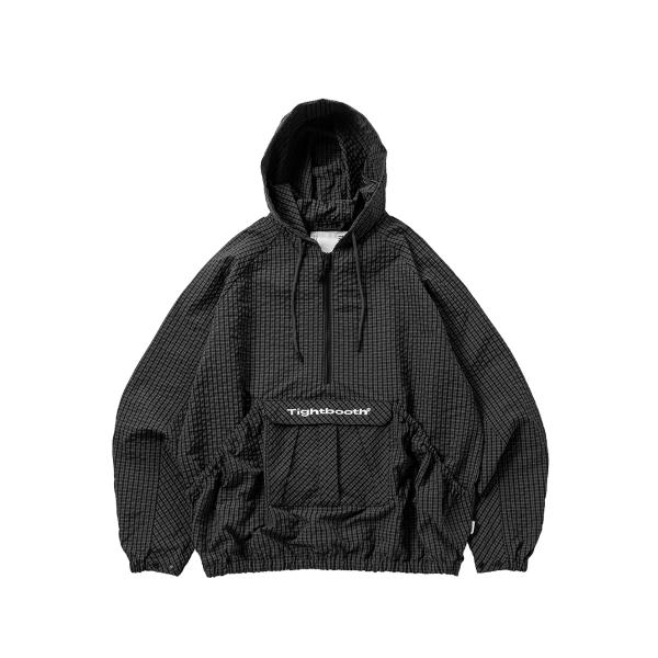 TIGHTBOOTH タイトブース ジャケット TBPR TIGHT BOOTH Ripple Plaid Anorak Black-Staff's Comment-・凹凸が特徴のチェック柄アノラックジャケット。・肌への密着度が低いため快適...